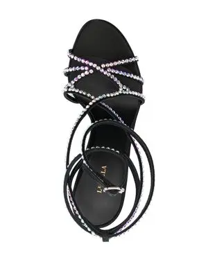 LE SILLA Belen 105mm Crystal-embellished Sandals