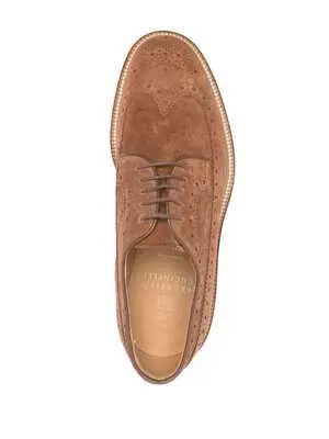 Brunello Cucinelli Perforated Suede Brogues