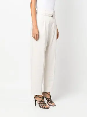 Brunello Cucinelli High-waisted Tapered-leg Trousers
