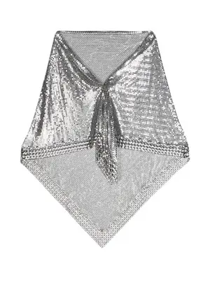 Rabanne Metallic Chain-mail Scarf