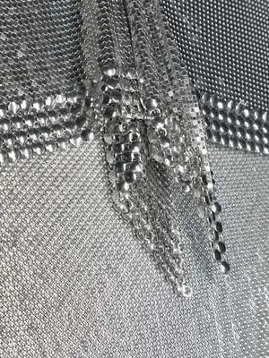 Rabanne Metallic Chain-mail Scarf