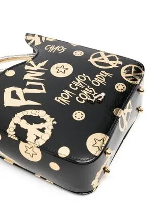 LE SILLA Graphic-print Mini Bag - Black