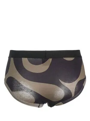 TOM FORD Logo Waistband Briefs - Black