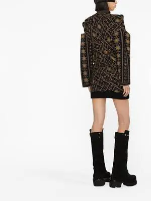 Y/project Pattern-intarsia Knit Cut-out Jumper