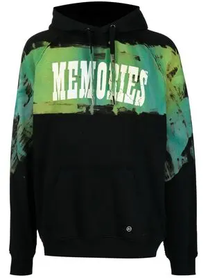STAIN SHADE X Hiroshi Fujiwara Slogan-print Hoodie