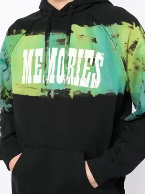 STAIN SHADE X Hiroshi Fujiwara Slogan-print Hoodie