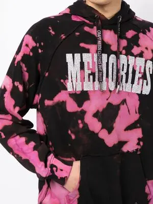 STAIN SHADE X Hiroshi Fujiwara Tie-dye Print Hoodie