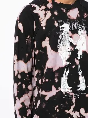 STAIN SHADE X Hiroshi Fujiwara Skeleton-print Sweatshirt - Black