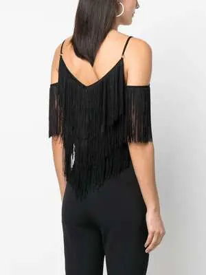 Pinko Giappone Fringe-embellished Blouse