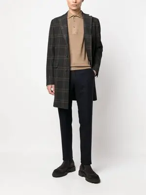 LARDINI Long-sleeve Polo Shirt - Neutrals