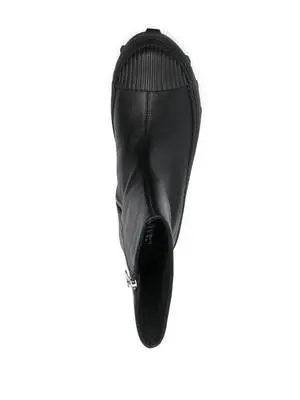 Camper Traktori Leather Boots - Black