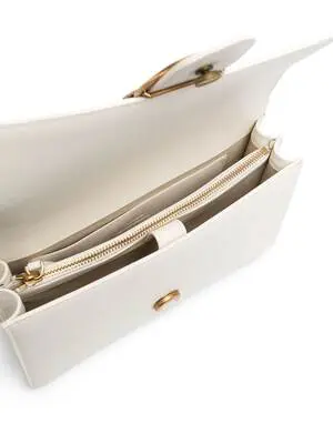 Pinko Medium Love One Simply Cross Body Bag - White