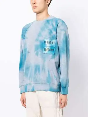 STAIN SHADE X Hiroshi Fujiwara Tie-dye Effect Sweatshirt