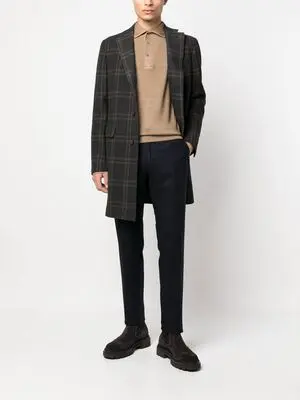 Incotex Cotton Tailored Trousers - Blue