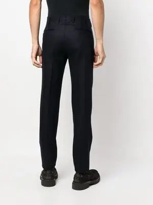 Incotex Cotton Tailored Trousers - Blue