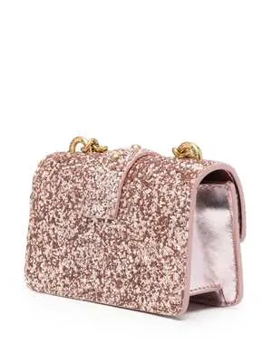 Pinko O Mini Love Glitter Bag