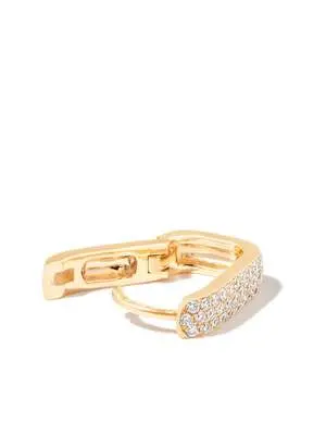 Jacquie Aiche 14kt Yellow Diamond Hoop Earring