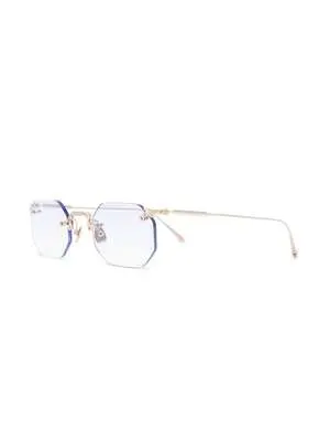 Matsuda Rimless Octagon Sunglasses