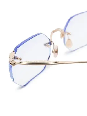 Matsuda Rimless Octagon Sunglasses
