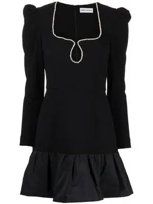 Rebecca Vallance Katie Long-sleeve Minidress - Black