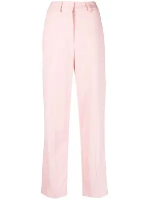 FORTE_FORTE High-waist Tailored Trousers - Pink