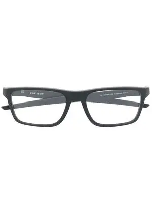 Oakley Port Bow Rectangle-frame Glasses - Black
