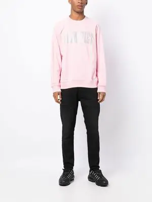 STAIN SHADE X Hiroshi Fujiwara Slogan-print Sweatshirt