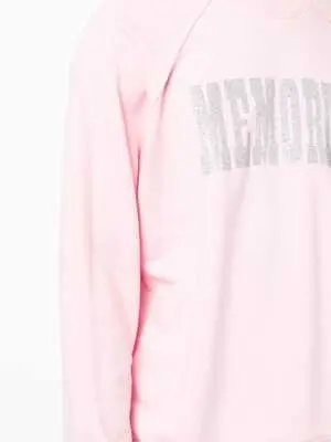 STAIN SHADE X Hiroshi Fujiwara Slogan-print Sweatshirt