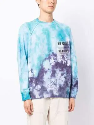 STAIN SHADE Tie-dye Print Sweatshirt
