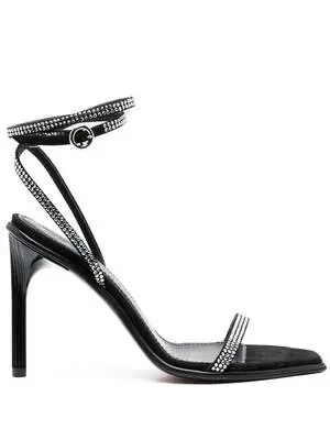 LANVIN Crystal-embellished Stiletto Sandals