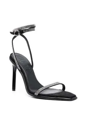 LANVIN Crystal-embellished Stiletto Sandals
