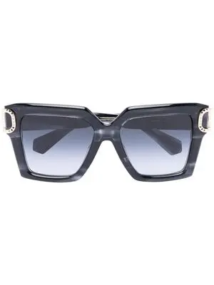 Valentino Garavani Vlogo Signature Square-frame Sunglasses - Black