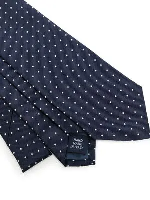Polo Ralph Lauren Polka-dot Print Neck Tie - Blue