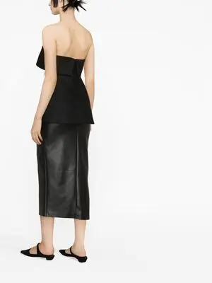 TOTEME Sleeveless Fold-over Top