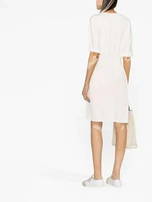 Fabiana Filippi Drawstring-waist T-shirt Dress