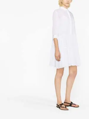 Fabiana Filippi Tiered Cotton Shirtdress