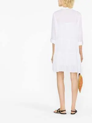 Fabiana Filippi Tiered Cotton Shirtdress