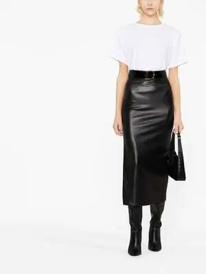 Isabel Marant Étoile Zelitos Pleat-detail T-shirt - White