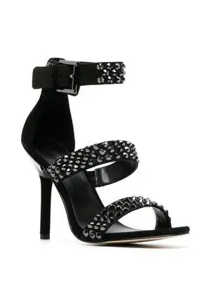 Michael Kors Amal Astor Stud-detailed Heeled Sandals