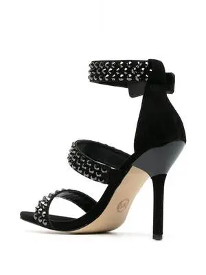 Michael Kors Amal Astor Stud-detailed Heeled Sandals