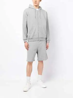 LEATHERSMITH OF LONDON Drawstring-hooded Bomber Jacket