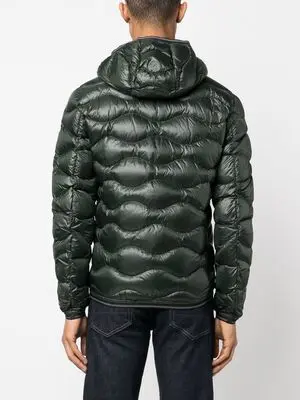BLAUER. Feather-down Quilted Jacket - Green