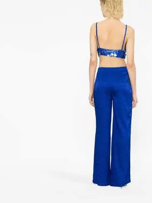 P.a.r.o.s.h Sequin-embellished Crop Top