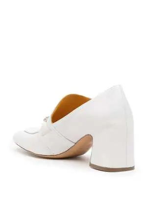 MADISON MAISON 55mm Crystal-embellished Loafers - White