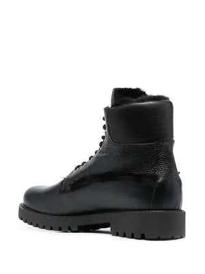 Philipp Plein The Hunter Shearling-lined Leather Boots
