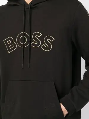 BOSS Logo-print Hoodie