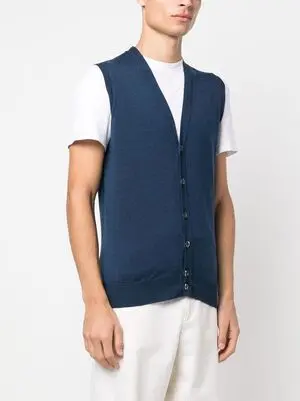 John Smedley Merino Wool Knitted Vest