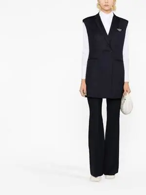Fabiana Filippi Sleeveless Merino Wool Blazer