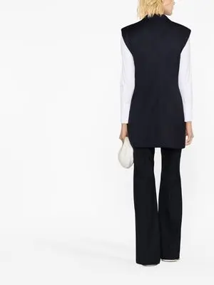 Fabiana Filippi Sleeveless Merino Wool Blazer