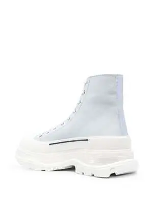 Alexander McQueen Tread Slick Canvas Boots